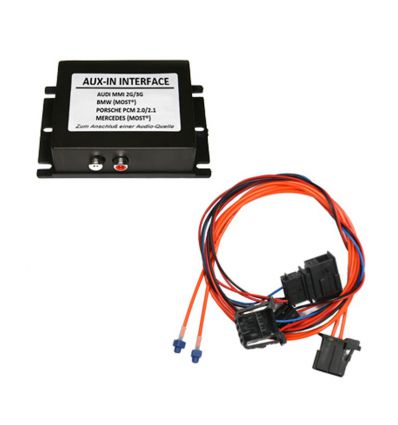 AUX-in interface Audi with MOST MMI3G basic/high