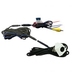 Black mini rear-view camera with switchable guidelines CI-CAM-E-B112