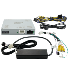 Mercedes MBUX video interface with front, rear and side camera inputs